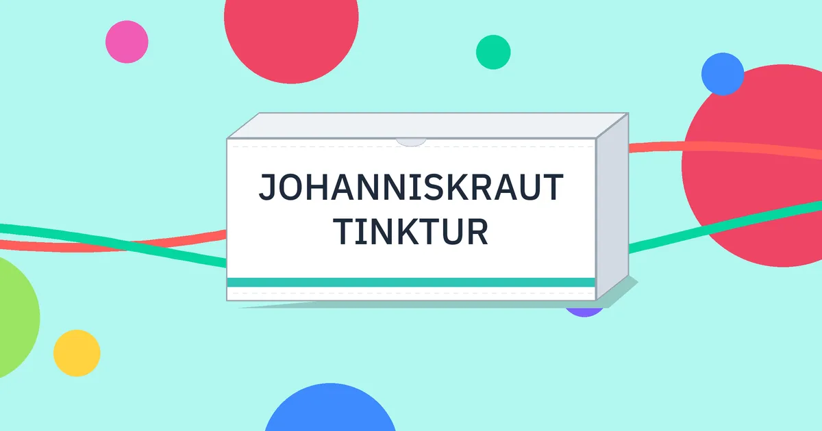 Symbolbild: Packung mit der Aufschrift JOHANNISKRAUT TINKTUR (PZN 17187391) – Verfügbarkeit und Bezug in Apotheken in Frankfurt am Main