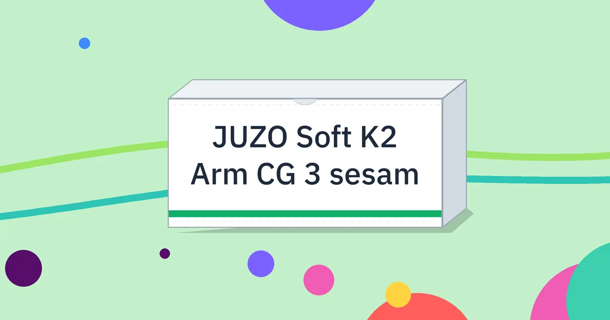 Symbolbild: Packung mit der Aufschrift JUZO Soft K2 Arm CG 3 sesam (PZN 15512065) – Verfügbarkeit und Bezug in Apotheken in Frankfurt am Main