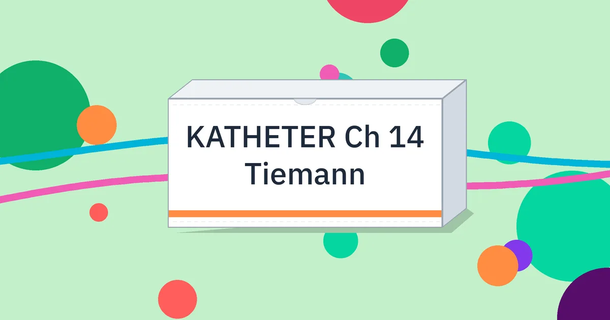 Symbolbild: Packung mit der Aufschrift KATHETER Ch 14 Tiemann (PZN 01729973) – Verfügbarkeit und Bezug in Apotheken in Frankfurt am Main