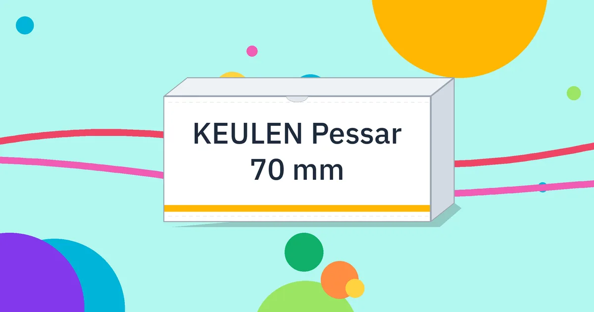 Symbolbild: Packung mit der Aufschrift KEULEN Pessar 70 mm (PZN 07275533) – Verfügbarkeit und Bezug in Apotheken in Frankfurt am Main