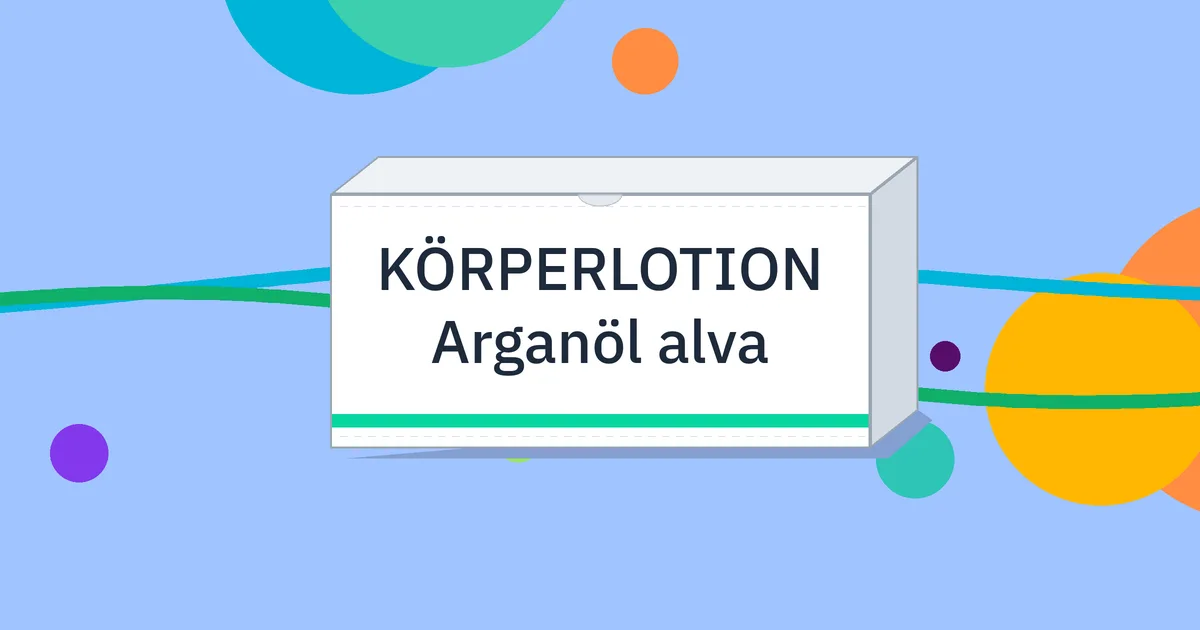 Symbolbild: Packung mit der Aufschrift KÖRPERLOTION Arganöl alva (PZN 13896280) – Verfügbarkeit und Bezug in Apotheken in Frankfurt am Main