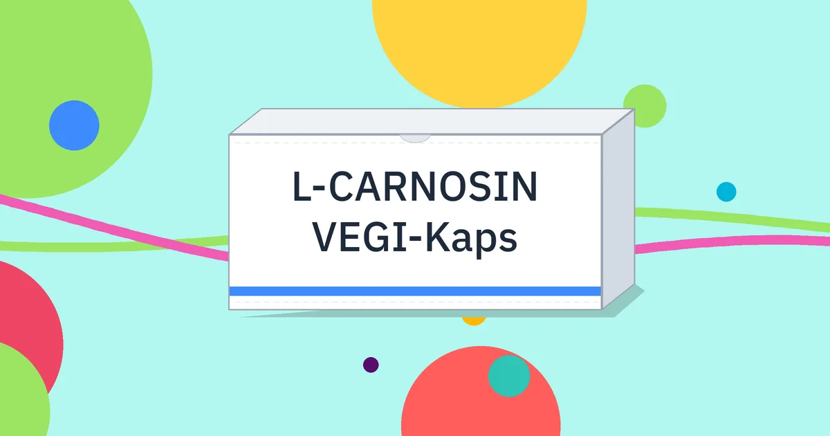 Symbolbild: Packung mit der Aufschrift L-CARNOSIN VEGI-Kaps (PZN 03430681) – Verfügbarkeit und Bezug in Apotheken in Frankfurt am Main