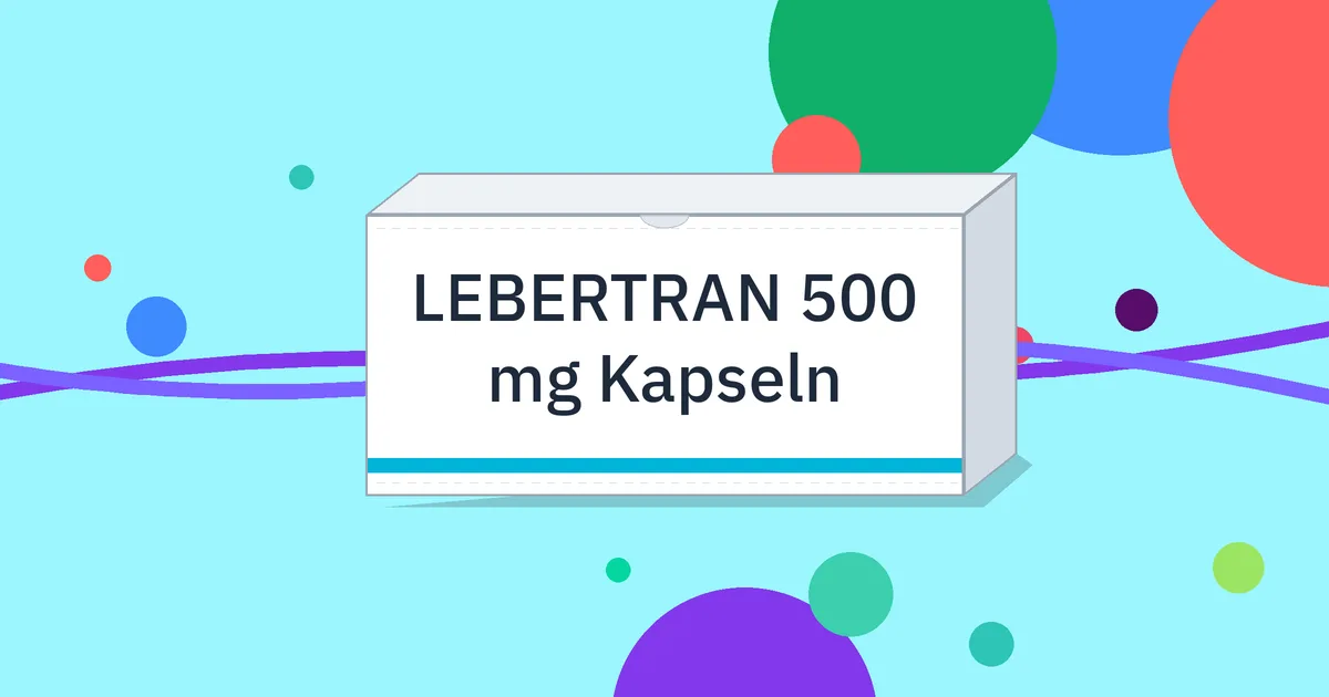 Symbolbild: Packung mit der Aufschrift LEBERTRAN 500 mg Kapseln (PZN 00134367) – Verfügbarkeit und Bezug in Apotheken in Frankfurt am Main