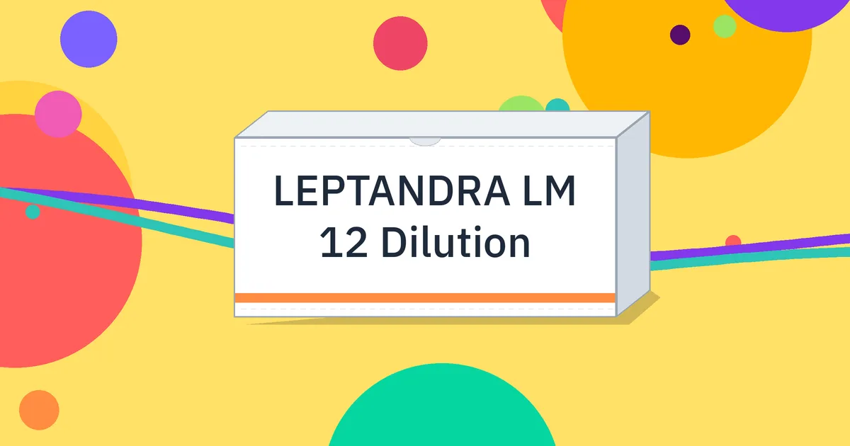 Symbolbild: Packung mit der Aufschrift LEPTANDRA LM 12 Dilution (PZN 13526821) – Verfügbarkeit und Bezug in Apotheken in Frankfurt am Main