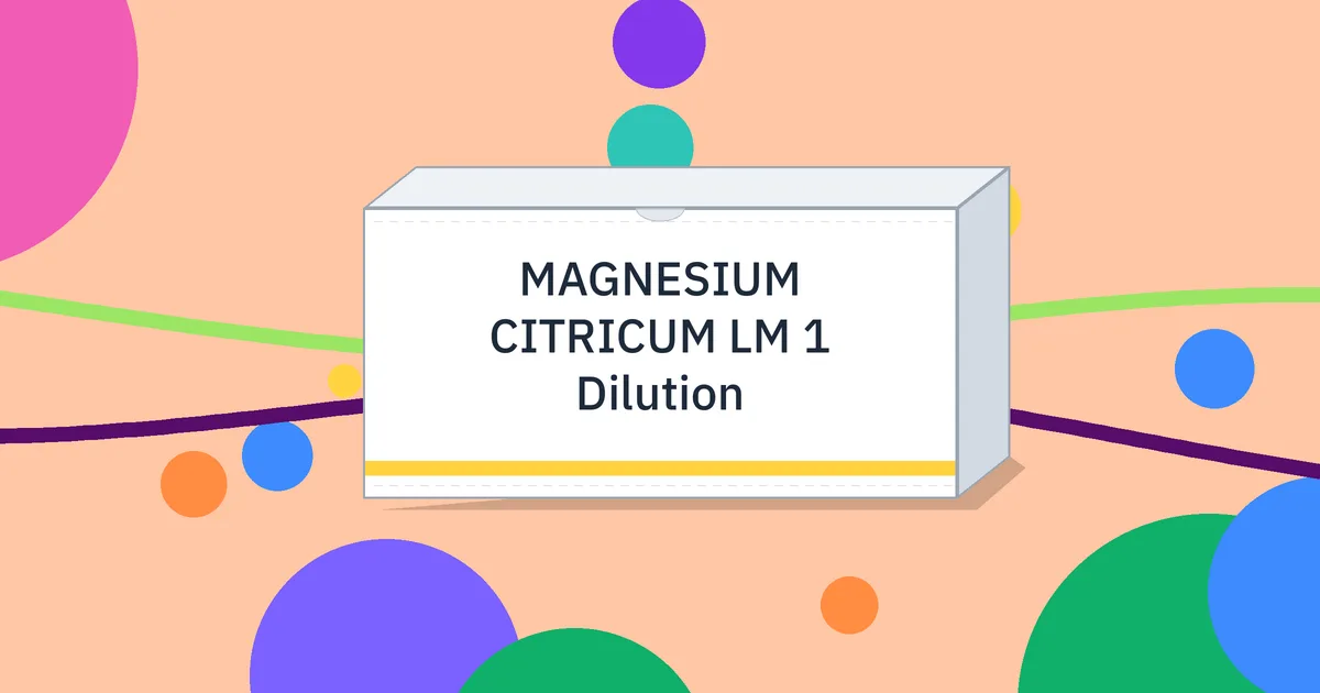 Symbolbild: Packung mit der Aufschrift MAGNESIUM CITRICUM LM 1 Dilution (PZN 13764549) – Verfügbarkeit und Bezug in Apotheken in Frankfurt am Main