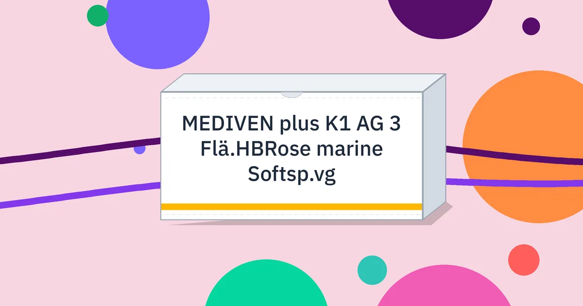 Symbolbild: Packung mit der Aufschrift MEDIVEN plus K1 AG 3 Flä.HBRose marine Softsp.vg (PZN 15913002) – Verfügbarkeit und Bezug in Apotheken in Frankfurt am Main