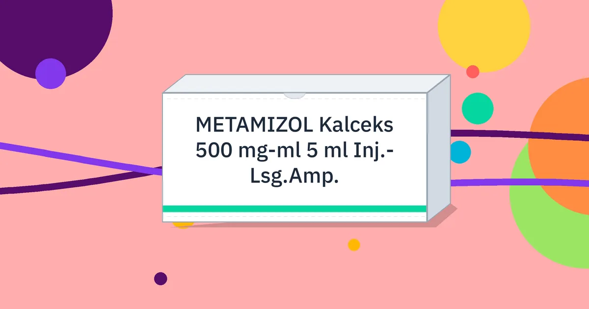 Symbolbild: Packung mit der Aufschrift METAMIZOL Kalceks 500 mg-ml 5 ml Inj.-Lsg.Amp. (PZN 19446075) – Verfügbarkeit und Bezug in Apotheken in Frankfurt am Main
