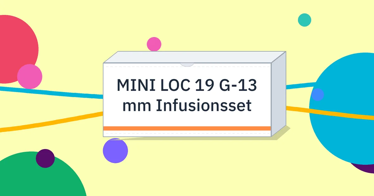 Symbolbild: Packung mit der Aufschrift MINI LOC 19 G-13 mm Infusionsset (PZN 05908247) – Verfügbarkeit und Bezug in Apotheken in Frankfurt am Main