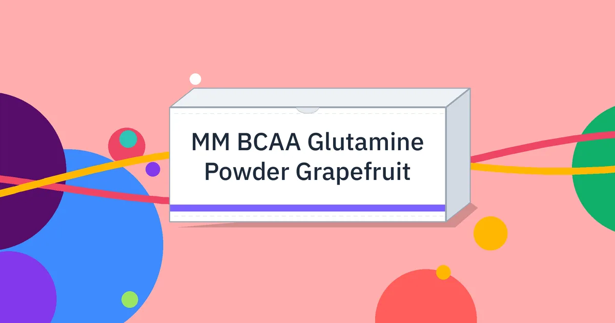 Symbolbild: Packung mit der Aufschrift MM BCAA Glutamine Powder Grapefruit (PZN 12725702) – Verfügbarkeit und Bezug in Apotheken in Frankfurt am Main