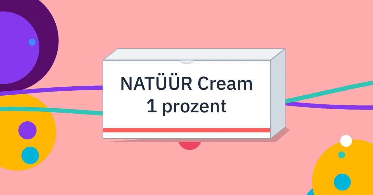 Symbolbild: Packung mit der Aufschrift NATÜÜR Cream 1 prozent (PZN 19860490) – Verfügbarkeit und Bezug in Apotheken in Frankfurt am Main
