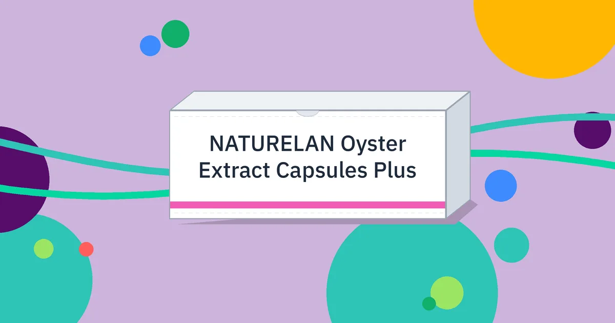 Symbolbild: Packung mit der Aufschrift NATURELAN Oyster Extract Capsules Plus (PZN 20351569) – Verfügbarkeit und Bezug in Apotheken in Frankfurt am Main