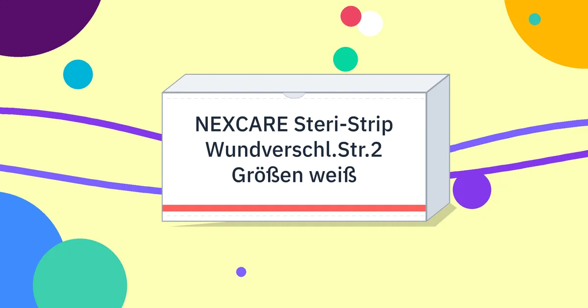 Symbolbild: Packung mit der Aufschrift NEXCARE Steri-Strip Wundverschl.Str.2 Größen weiß (PZN 19391262) – Verfügbarkeit und Bezug in Apotheken in Frankfurt am Main