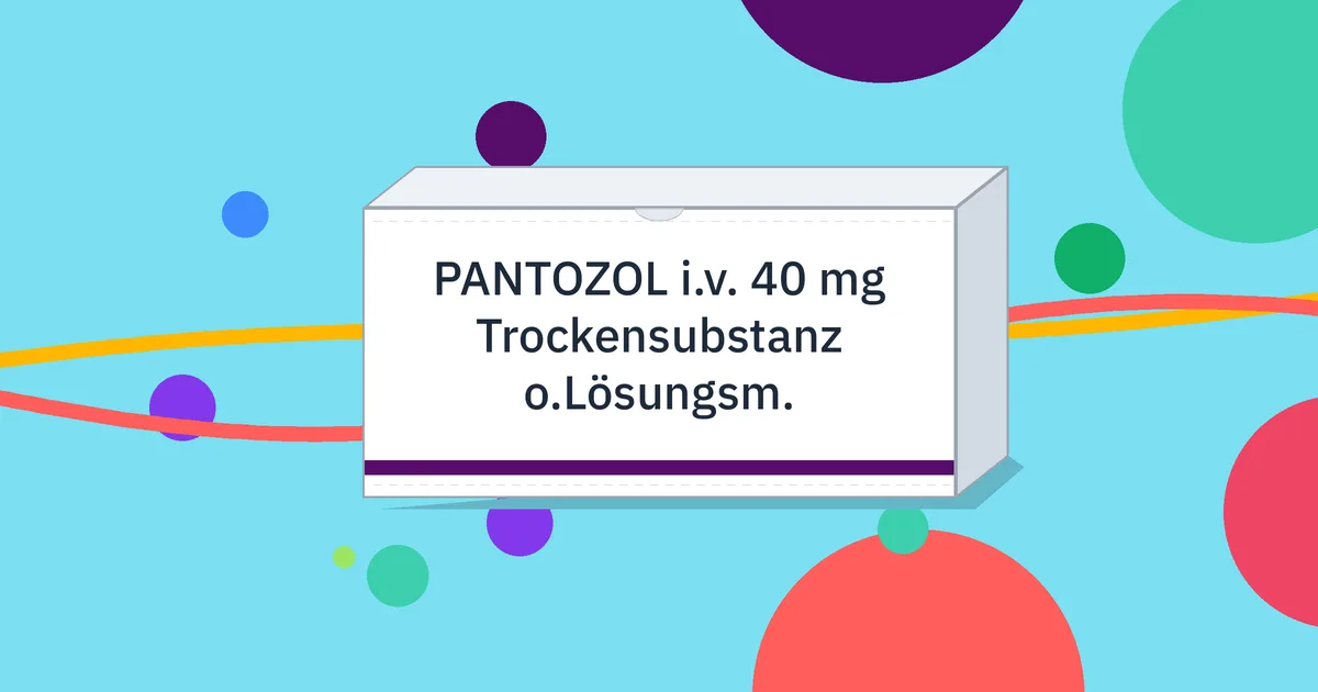 Symbolbild: Packung mit der Aufschrift PANTOZOL i.v. 40 mg Trockensubstanz o.Lösungsm. (PZN 03222445) – Verfügbarkeit und Bezug in Apotheken in Frankfurt am Main