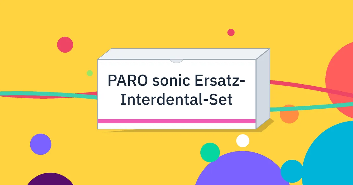 Symbolbild: Packung mit der Aufschrift PARO sonic Ersatz-Interdental-Set (PZN 17372390) – Verfügbarkeit und Bezug in Apotheken in Frankfurt am Main