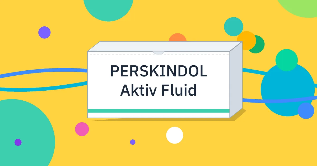 Symbolbild: Packung mit der Aufschrift PERSKINDOL Aktiv Fluid (PZN 10305054) – Verfügbarkeit und Bezug in Apotheken in Frankfurt am Main
