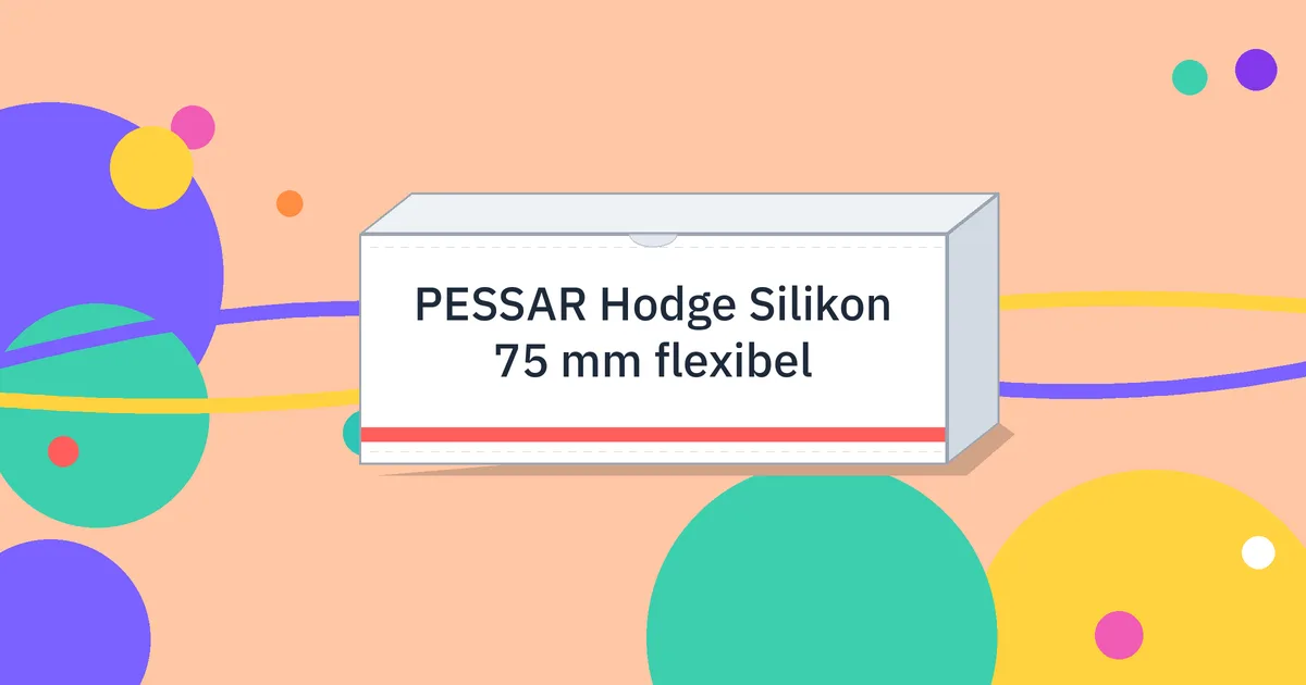 Symbolbild: Packung mit der Aufschrift PESSAR Hodge Silikon 75 mm flexibel (PZN 02442742) – Verfügbarkeit und Bezug in Apotheken in Frankfurt am Main