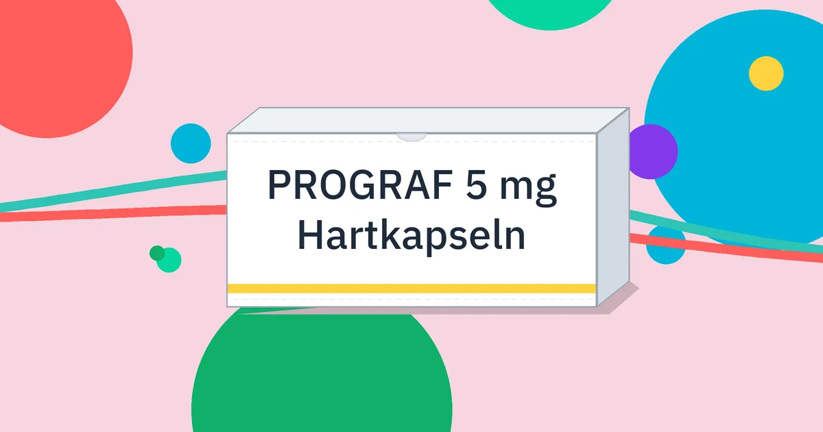 Symbolbild: Packung mit der Aufschrift PROGRAF 5 mg Hartkapseln (PZN 12575912) – Verfügbarkeit und Bezug in Apotheken in Frankfurt am Main