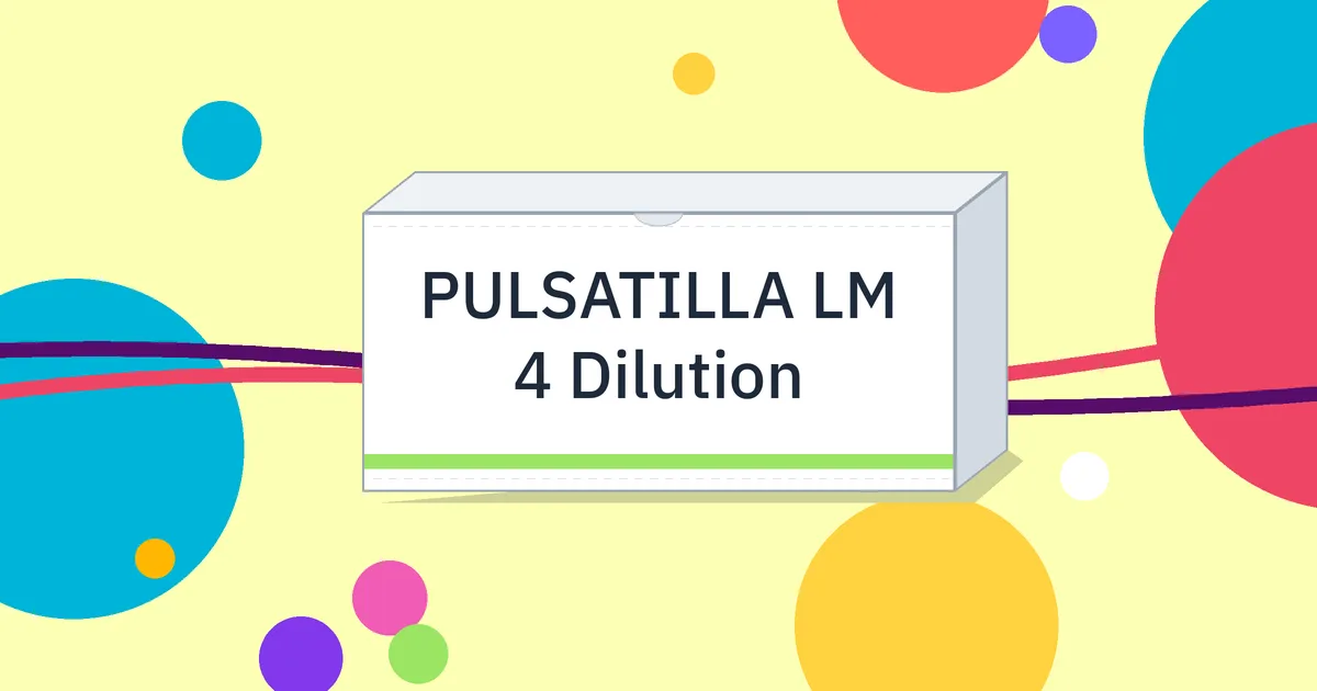 Symbolbild: Packung mit der Aufschrift PULSATILLA LM 4 Dilution (PZN 13044157) – Verfügbarkeit und Bezug in Apotheken in Frankfurt am Main