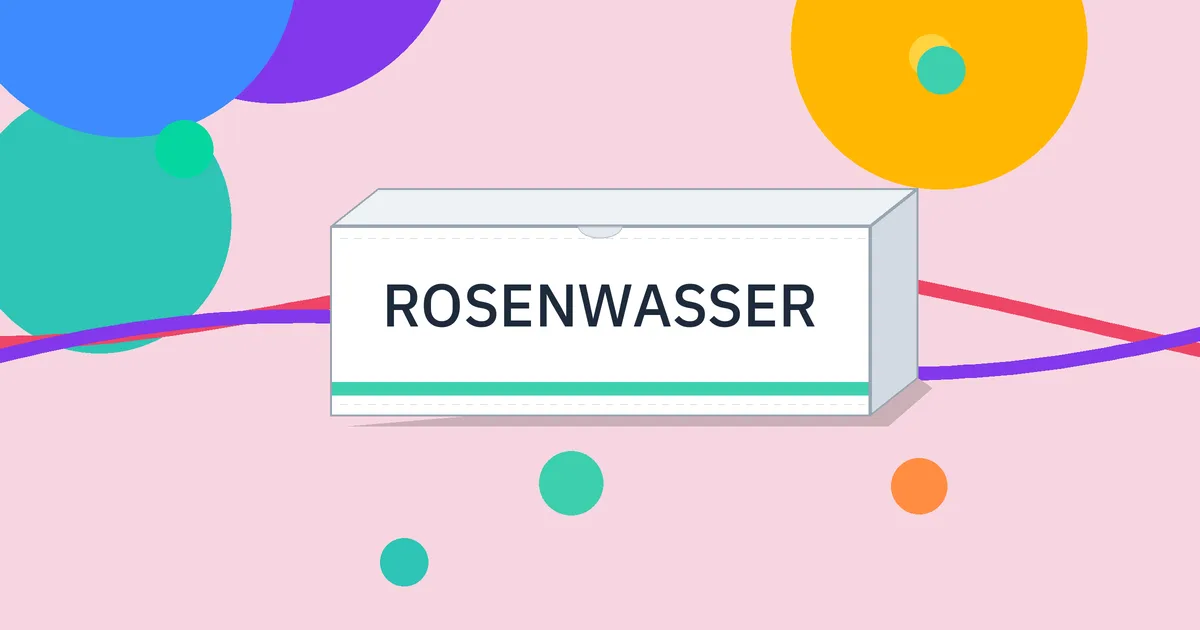 Symbolbild: Packung mit der Aufschrift ROSENWASSER (PZN 04287412) – Verfügbarkeit und Bezug in Apotheken in Frankfurt am Main