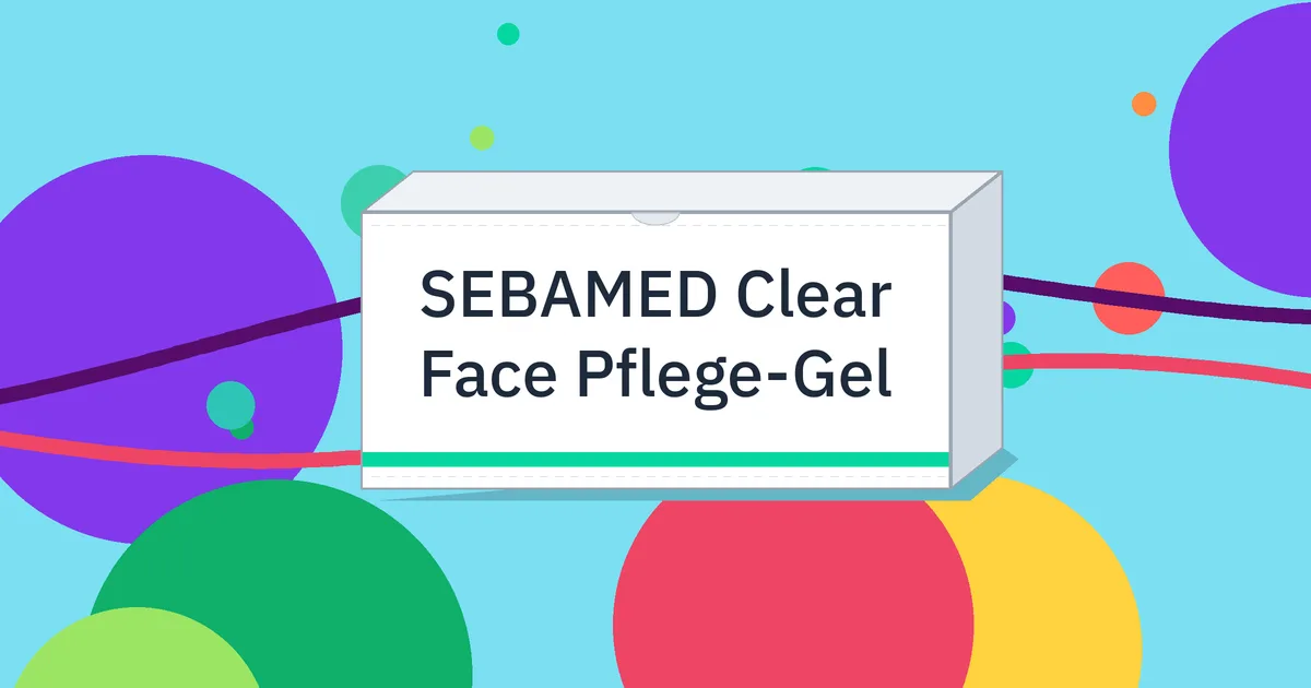 Symbolbild: Packung mit der Aufschrift SEBAMED Clear Face Pflege-Gel (PZN 19874150) – Verfügbarkeit und Bezug in Apotheken in Frankfurt am Main