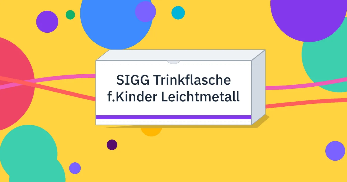 Symbolbild: Packung mit der Aufschrift SIGG Trinkflasche f.Kinder Leichtmetall (PZN 01405265) – Verfügbarkeit und Bezug in Apotheken in Frankfurt am Main