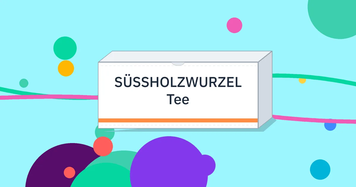 Symbolbild: Packung mit der Aufschrift SÜSSHOLZWURZEL Tee (PZN 10629443) – Verfügbarkeit und Bezug in Apotheken in Frankfurt am Main