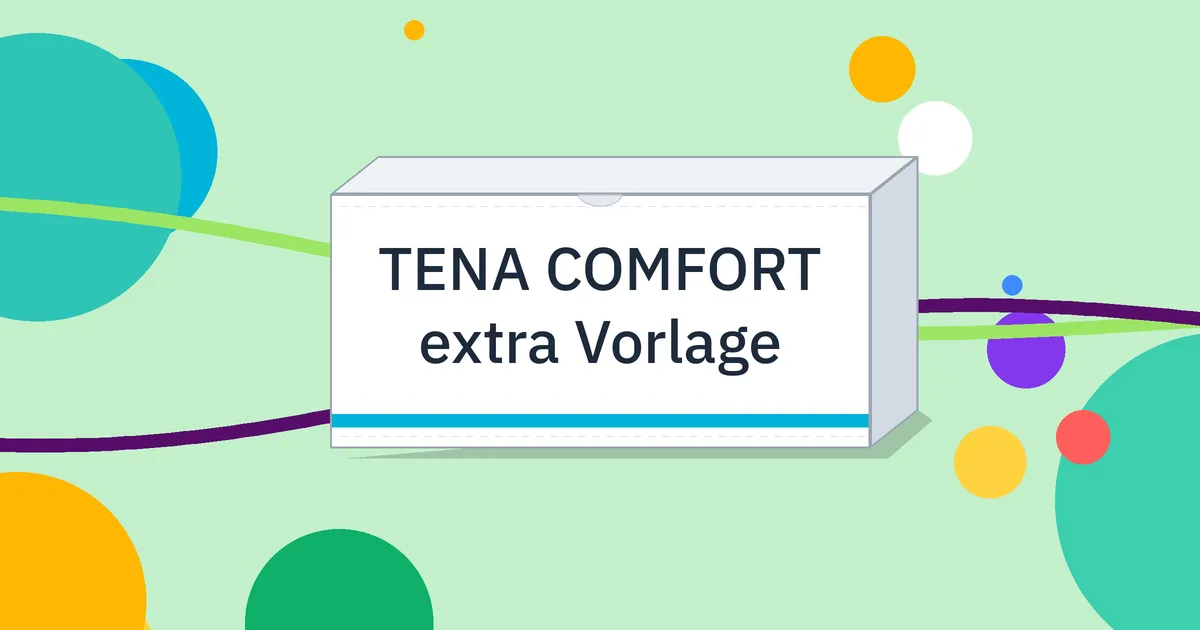 Symbolbild: Packung mit der Aufschrift TENA COMFORT extra Vorlage (PZN 04447436) – Verfügbarkeit und Bezug in Apotheken in Frankfurt am Main