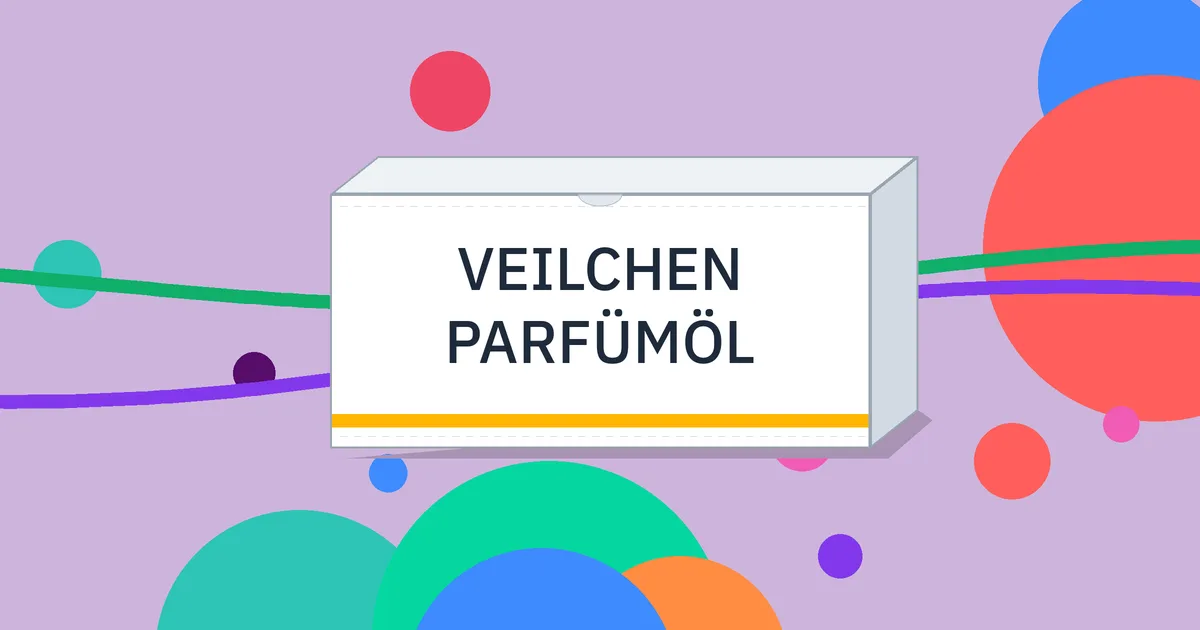 Symbolbild: Packung mit der Aufschrift VEILCHEN PARFÜMÖL (PZN 01993262) – Verfügbarkeit und Bezug in Apotheken in Frankfurt am Main