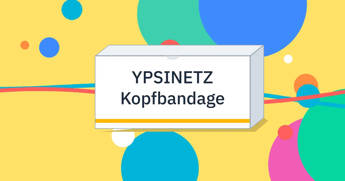 Symbolbild: Packung mit der Aufschrift YPSINETZ Kopfbandage (PZN 03121833) – Verfügbarkeit und Bezug in Apotheken in Frankfurt am Main
