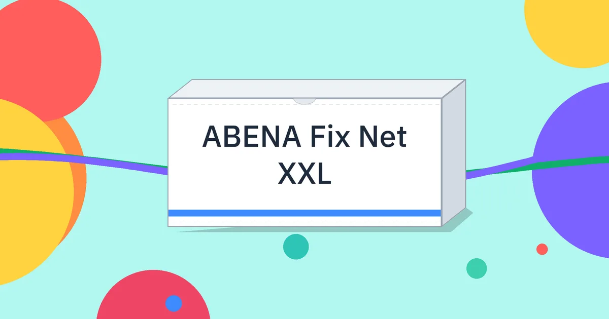 Symbolbild: Packung mit der Aufschrift ABENA Fix Net XXL (PZN 18161442) – Verfügbarkeit und Bezug in Apotheken in Frankfurt am Main