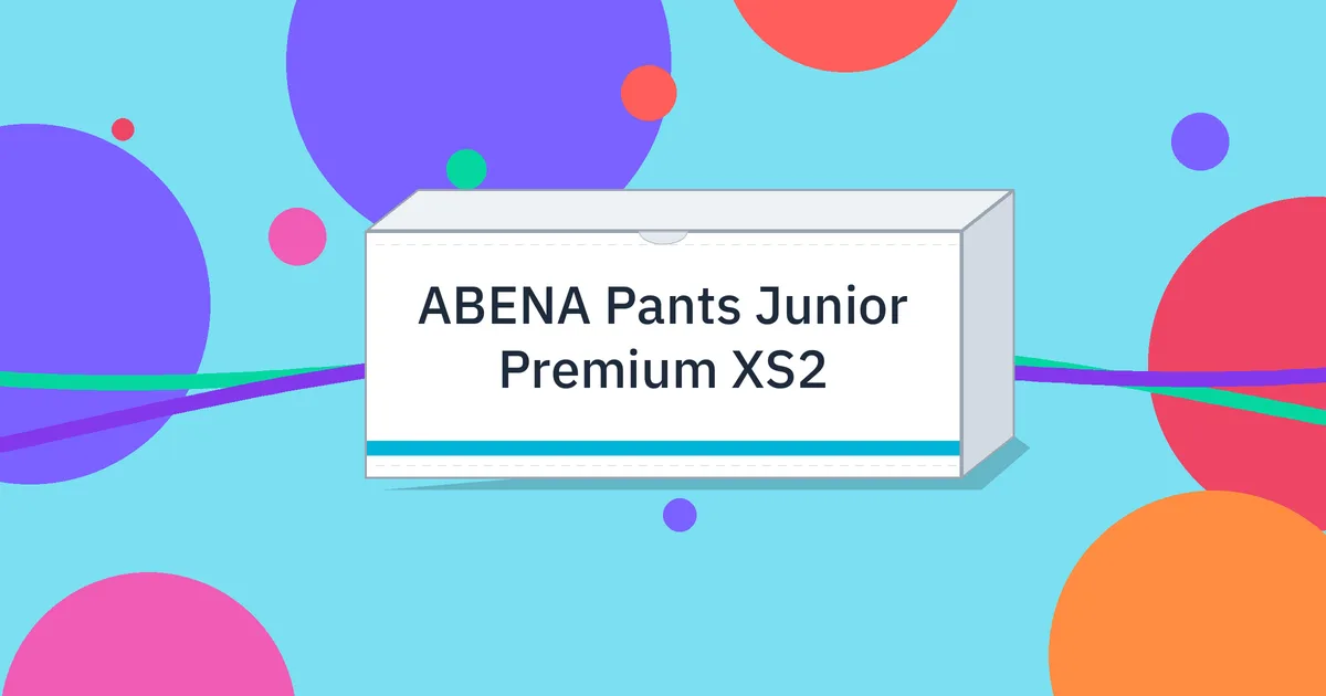 Symbolbild: Packung mit der Aufschrift ABENA Pants Junior Premium XS2 (PZN 17511213) – Verfügbarkeit und Bezug in Apotheken in Frankfurt am Main