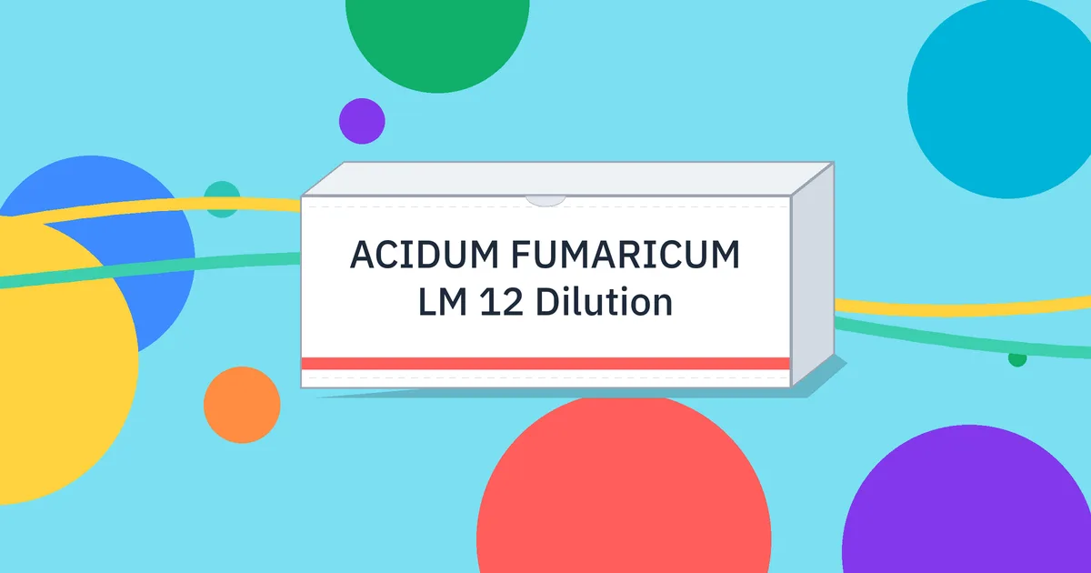 Symbolbild: Packung mit der Aufschrift ACIDUM FUMARICUM LM 12 Dilution (PZN 13274503) – Verfügbarkeit und Bezug in Apotheken in Frankfurt am Main