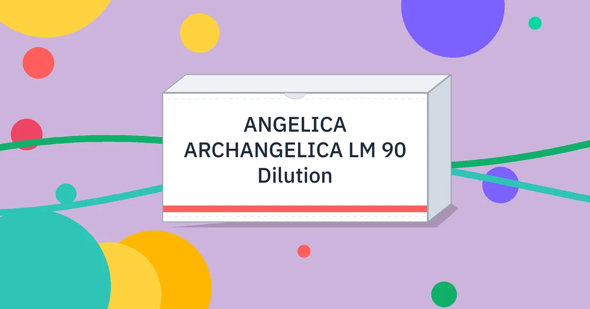 Symbolbild: Packung mit der Aufschrift ANGELICA ARCHANGELICA LM 90 Dilution (PZN 13368279) – Verfügbarkeit und Bezug in Apotheken in Frankfurt am Main