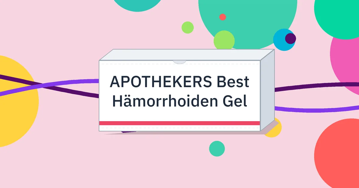 Symbolbild: Packung mit der Aufschrift APOTHEKERS Best Hämorrhoiden Gel (PZN 20212164) – Verfügbarkeit und Bezug in Apotheken in Frankfurt am Main