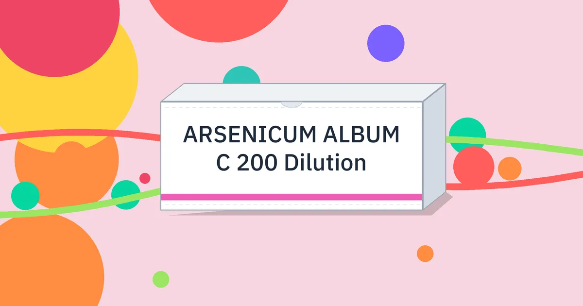 Symbolbild: Packung mit der Aufschrift ARSENICUM ALBUM C 200 Dilution (PZN 07160066) – Verfügbarkeit und Bezug in Apotheken in Frankfurt am Main