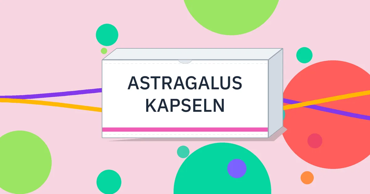 Symbolbild: Packung mit der Aufschrift ASTRAGALUS KAPSELN (PZN 16686258) – Verfügbarkeit und Bezug in Apotheken in Frankfurt am Main