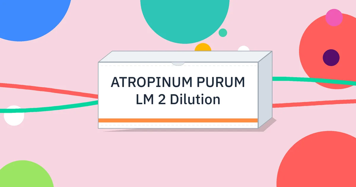 Symbolbild: Packung mit der Aufschrift ATROPINUM PURUM LM 2 Dilution (PZN 12782350) – Verfügbarkeit und Bezug in Apotheken in Frankfurt am Main