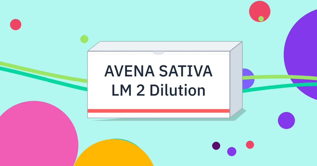 Symbolbild: Packung mit der Aufschrift AVENA SATIVA LM 2 Dilution (PZN 12786632) – Verfügbarkeit und Bezug in Apotheken in Frankfurt am Main
