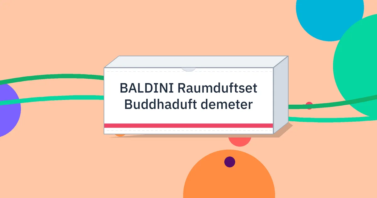 Symbolbild: Packung mit der Aufschrift BALDINI Raumduftset Buddhaduft demeter (PZN 18110611) – Verfügbarkeit und Bezug in Apotheken in Frankfurt am Main