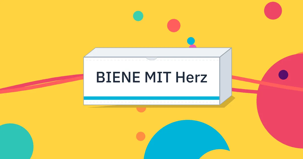 Symbolbild: Packung mit der Aufschrift BIENE MIT Herz (PZN 18882420) – Verfügbarkeit und Bezug in Apotheken in Frankfurt am Main