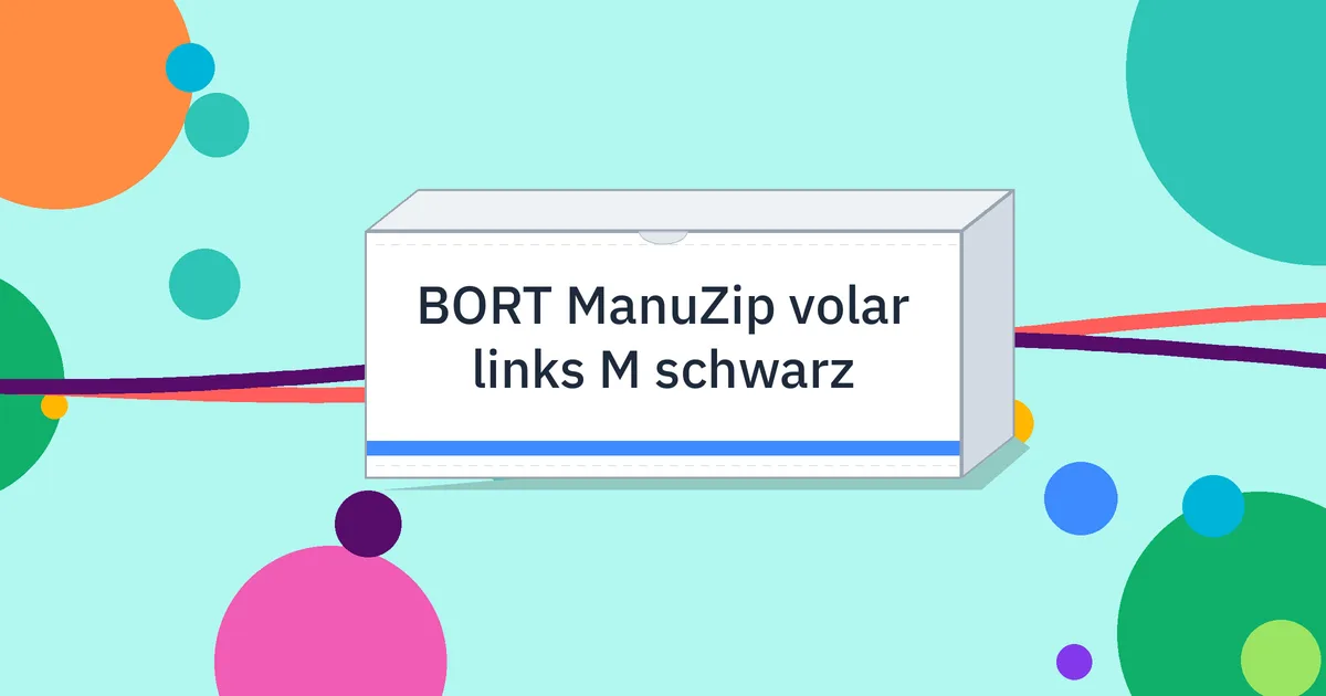 Symbolbild: Packung mit der Aufschrift BORT ManuZip volar links M schwarz (PZN 05539778) – Verfügbarkeit und Bezug in Apotheken in Frankfurt am Main