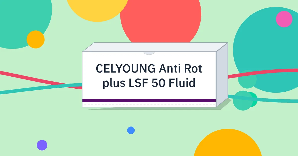 Symbolbild: Packung mit der Aufschrift CELYOUNG Anti Rot plus LSF 50 Fluid (PZN 13967169) – Verfügbarkeit und Bezug in Apotheken in Frankfurt am Main