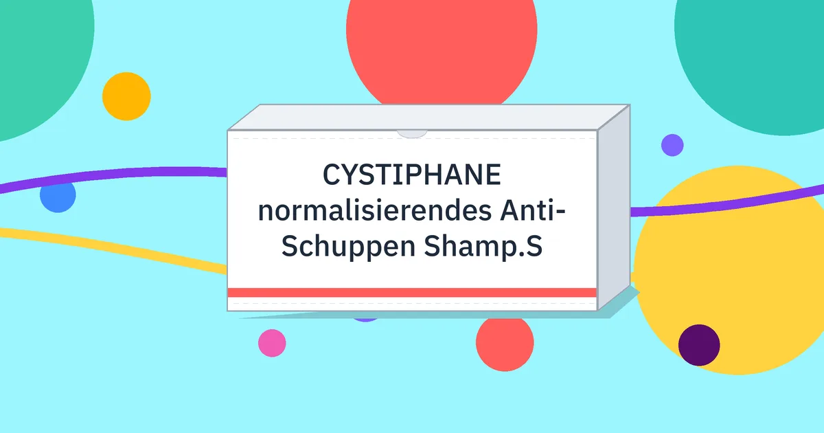 Symbolbild: Packung mit der Aufschrift CYSTIPHANE normalisierendes Anti-Schuppen Shamp.S (PZN 17583098) – Verfügbarkeit und Bezug in Apotheken in Frankfurt am Main