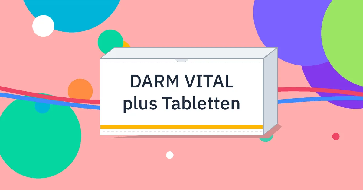 Symbolbild: Packung mit der Aufschrift DARM VITAL plus Tabletten (PZN 17975639) – Verfügbarkeit und Bezug in Apotheken in Frankfurt am Main