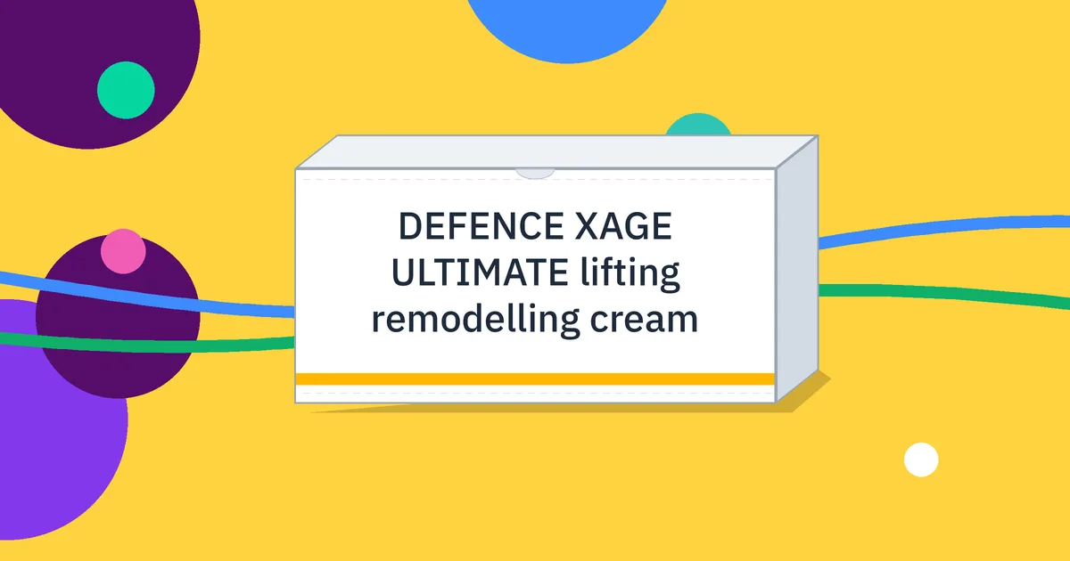 Symbolbild: Packung mit der Aufschrift DEFENCE XAGE ULTIMATE lifting remodelling cream (PZN 12434560) – Verfügbarkeit und Bezug in Apotheken in Frankfurt am Main