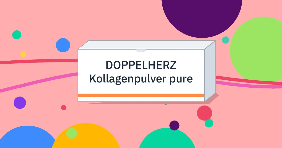 Symbolbild: Packung mit der Aufschrift DOPPELHERZ Kollagenpulver pure (PZN 18787408) – Verfügbarkeit und Bezug in Apotheken in Frankfurt am Main