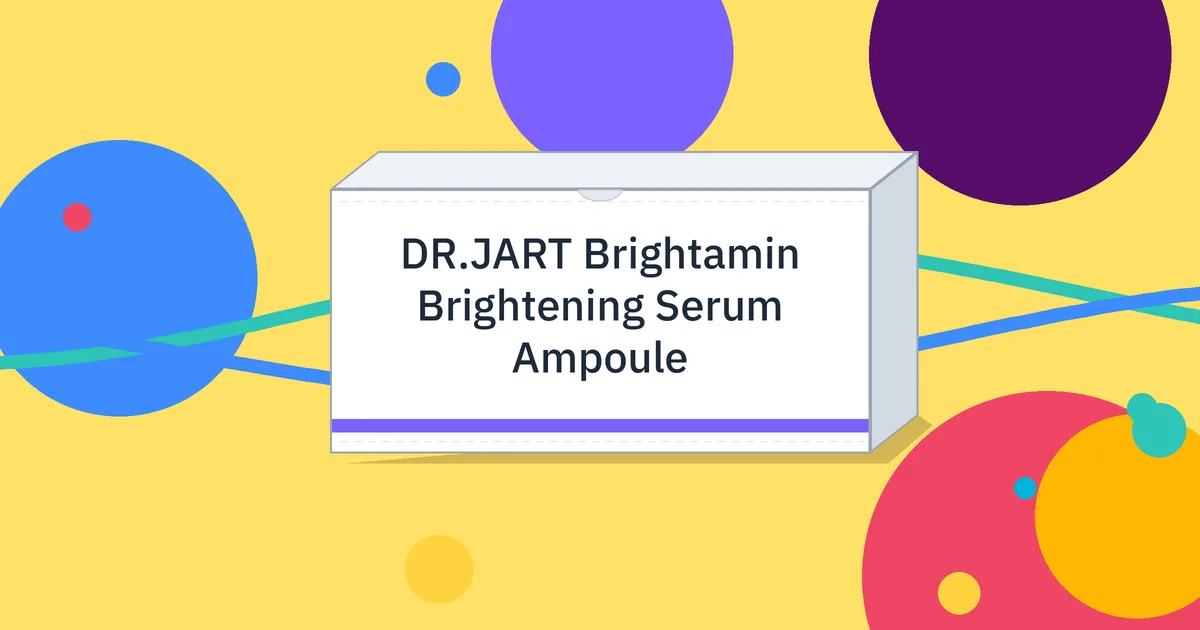 Symbolbild: Packung mit der Aufschrift DR.JART Brightamin Brightening Serum Ampoule (PZN 19824152) – Verfügbarkeit und Bezug in Apotheken in Frankfurt am Main