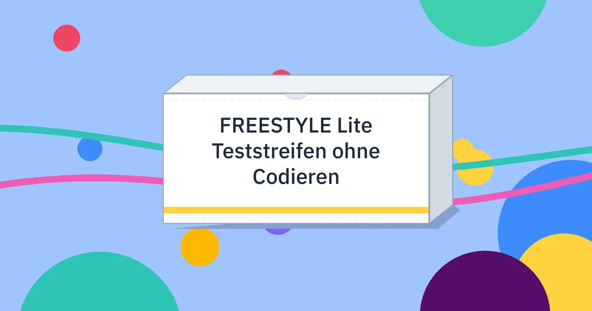 Symbolbild: Packung mit der Aufschrift FREESTYLE Lite Teststreifen ohne Codieren (PZN 01104865) – Verfügbarkeit und Bezug in Apotheken in Frankfurt am Main