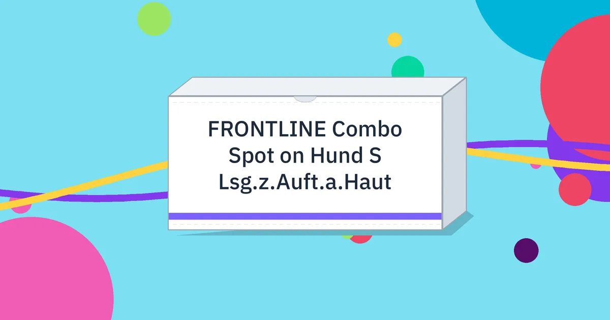 Symbolbild: Packung mit der Aufschrift FRONTLINE Combo Spot on Hund S Lsg.z.Auft.a.Haut (PZN 17558574) – Verfügbarkeit und Bezug in Apotheken in Frankfurt am Main