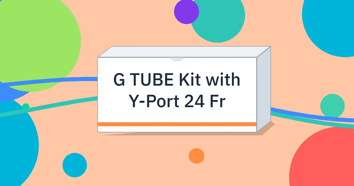Symbolbild: Packung mit der Aufschrift G TUBE Kit with Y-Port 24 Fr (PZN 14344625) – Verfügbarkeit und Bezug in Apotheken in Frankfurt am Main